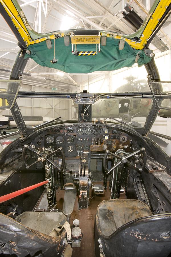 Inside the cockpit of an Anson | Royal AirForce musem - Mobile Guide